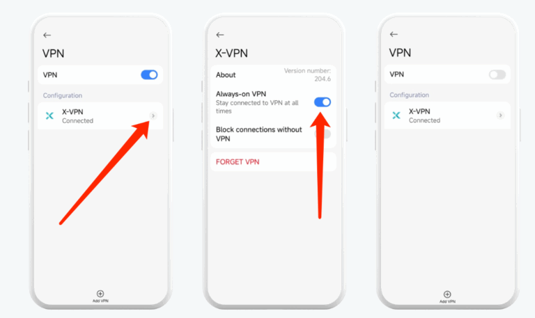 How to Turn Off VPN on Android? Tutorial with Screenshots | X-VPN