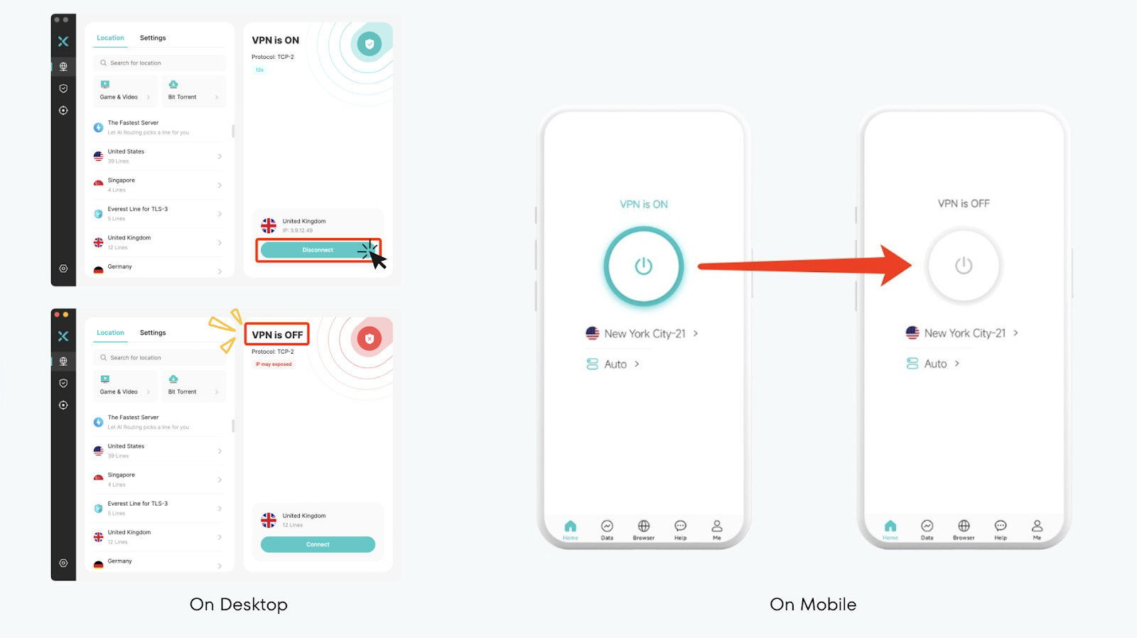 How to Disable VPN on Windows, Mac, Android & More in Minutes | X-VPN